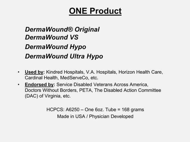 DermaWound for hard to heal woundcare | PDF | First Aid | Injuries