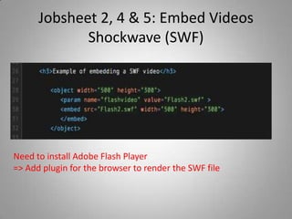 NMS Media Services Jobshet 1 to 5 Summary | PPT | Free Download