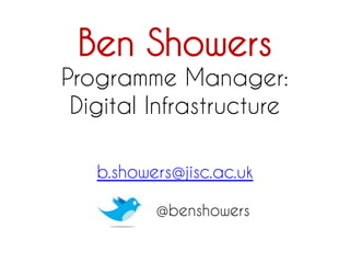 National Monograph Strategy - Ben Showers | PPTX