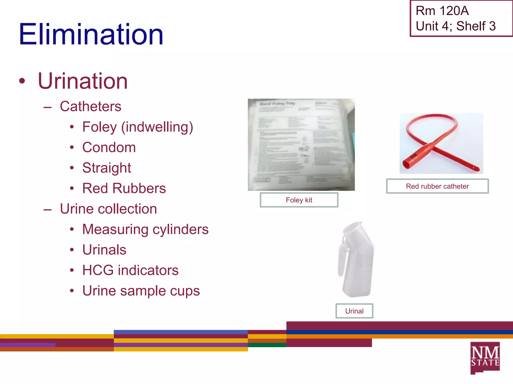NMSU Nursing Skills Lab Glossary of Equipment | PPTX
