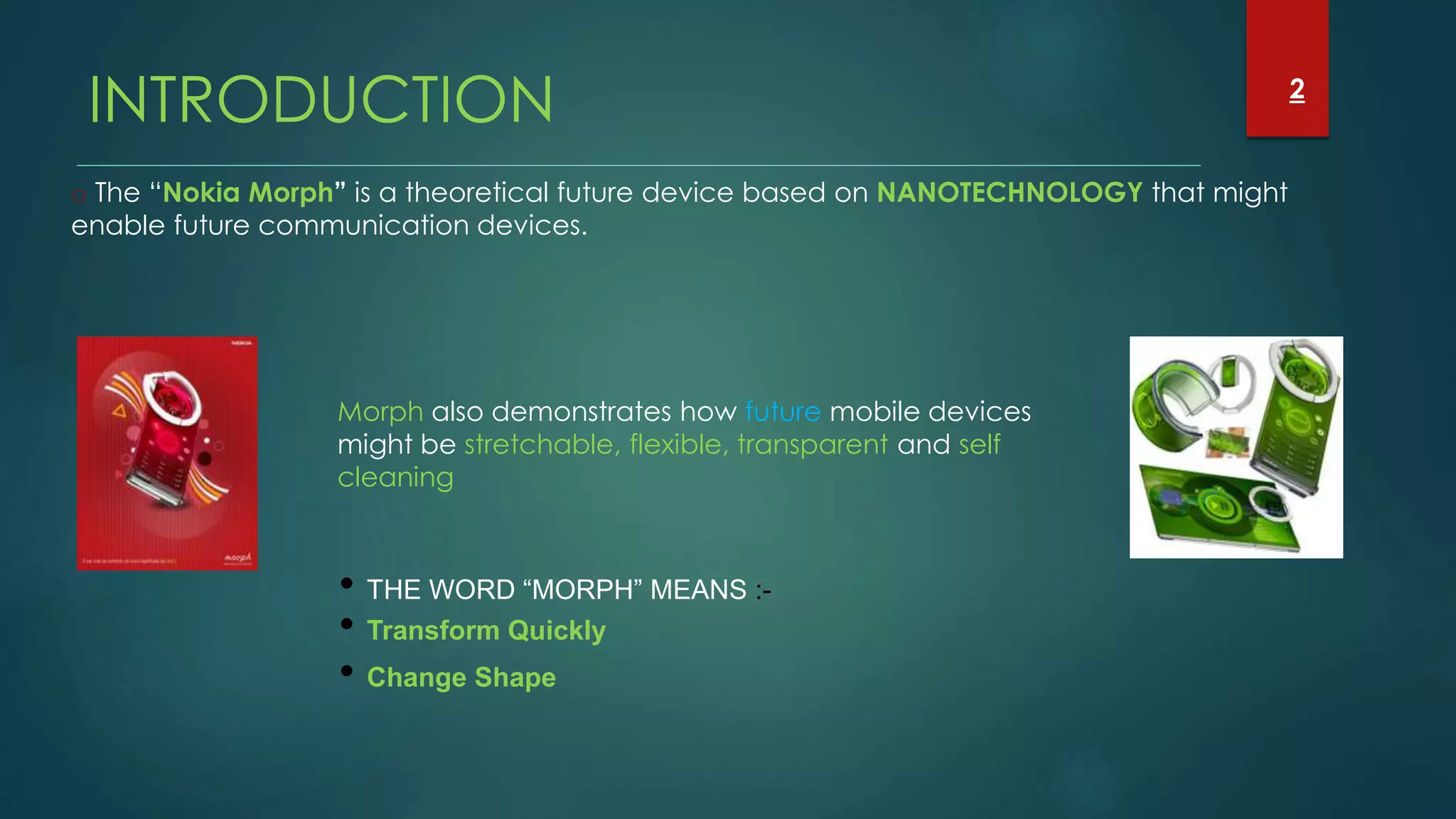 Nokia Morph Technology | PPT