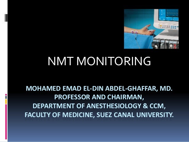 Nmt monitoring2011 dr emad | PDF