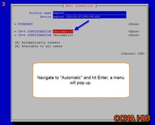 CentOS 7.1 Network Manager Configuration Tool | PPT