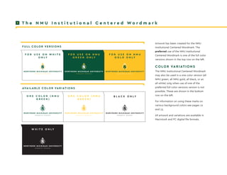 NMU Institutional Brand Standardsjjg heh | PPT