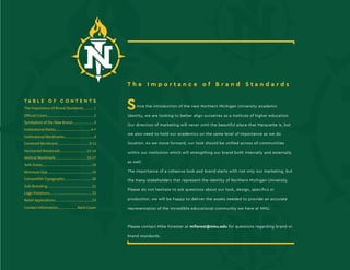 NMU Institutional Brand Standardsjjg heh | PDF