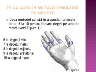 Inmulțirea pe degete | PPTX