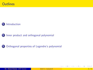 Orthogonal Polynomial | PDF