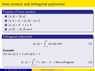 Orthogonal Polynomial | PDF