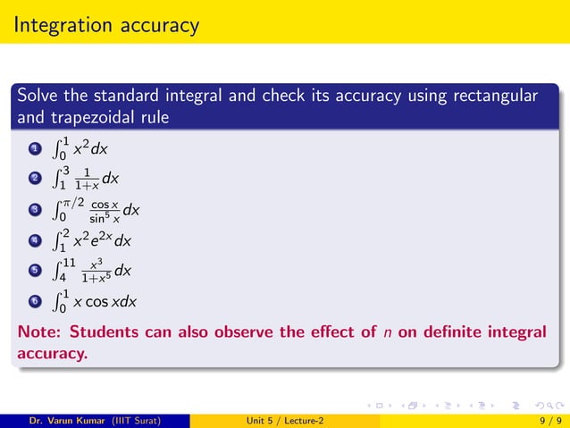 Simpson's rule of integration | PDF