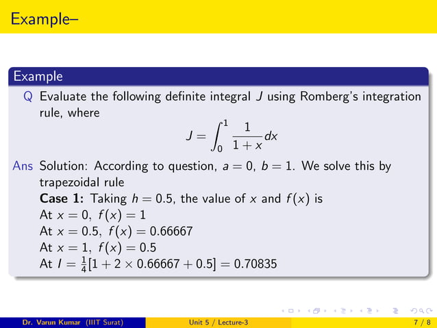 Romberg's Integration | PDF | Physics | Science