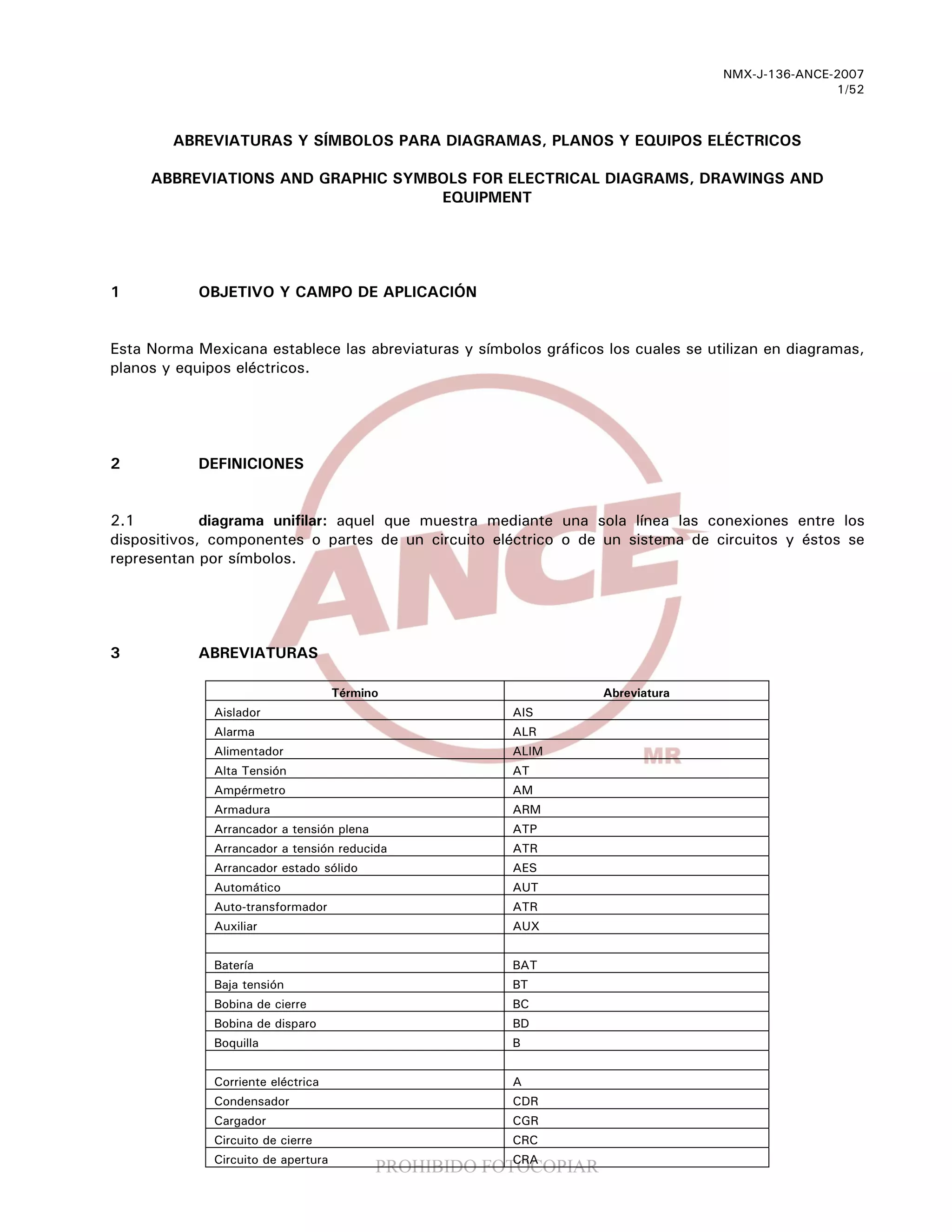 NMX-J-136-ANCE-2007 | PDF