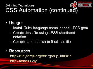 Advanced Skinning With DotNetNuke | PPT