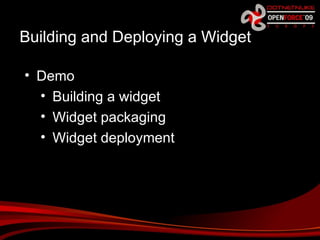 Using And Extending The DotNetNuke Widget Framework | PPT | Web Design and HTML | Internet