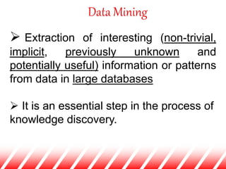 Neural Networks in Data Mining - “An Overview” | PPT