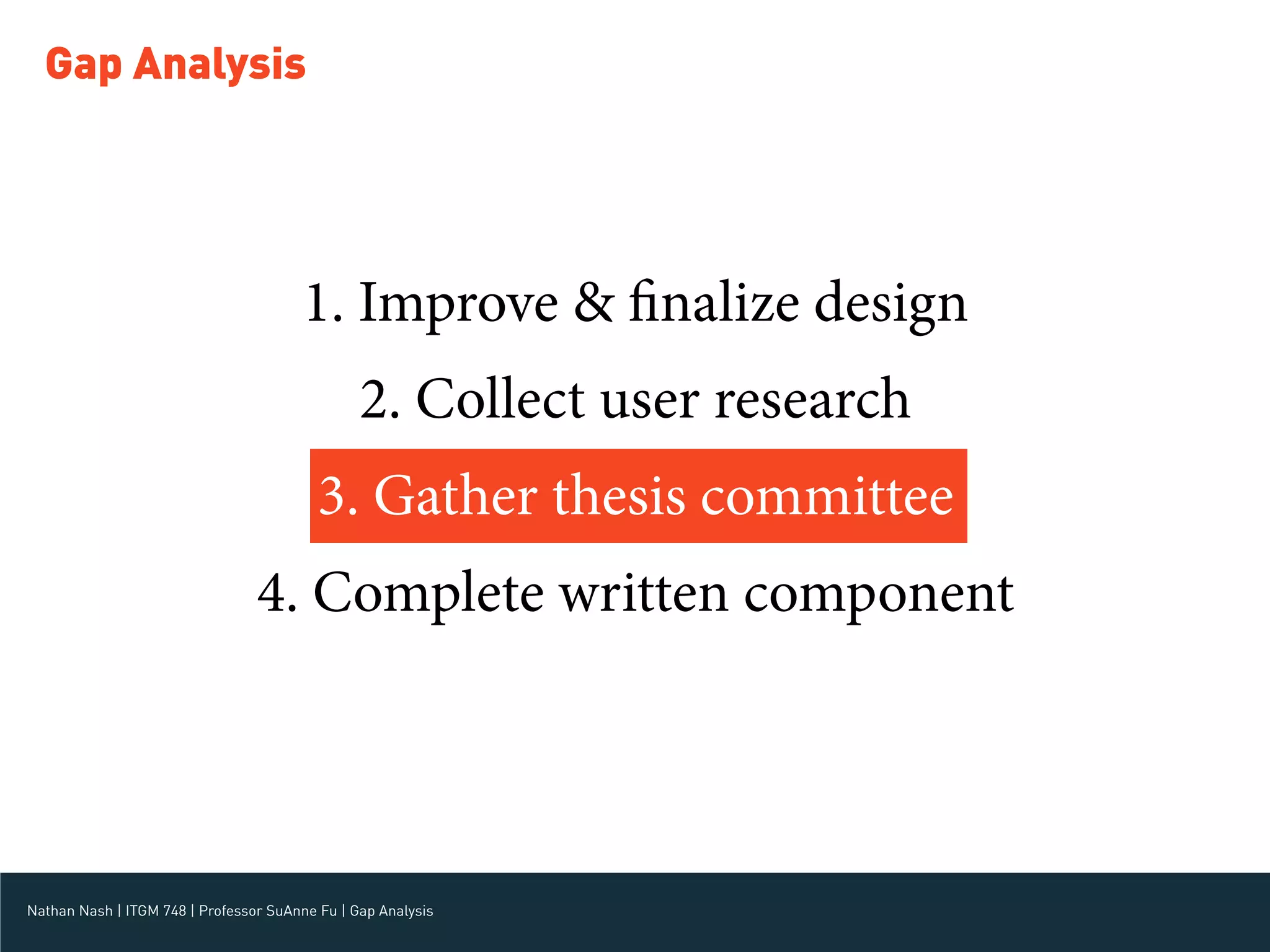 Thesis Gap Analysis | PPT