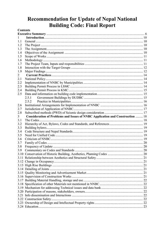 Nnbc update reco-final july 2009 - Recommendation for update of ...