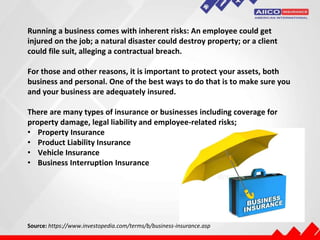 Insurance Presentation | PPT