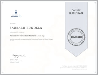 Neural Networks for Machine Learning | PDF