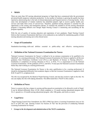 Nnc licence exam guide | PDF