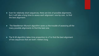 Needleman-wunch algorithm harshita | PPTX