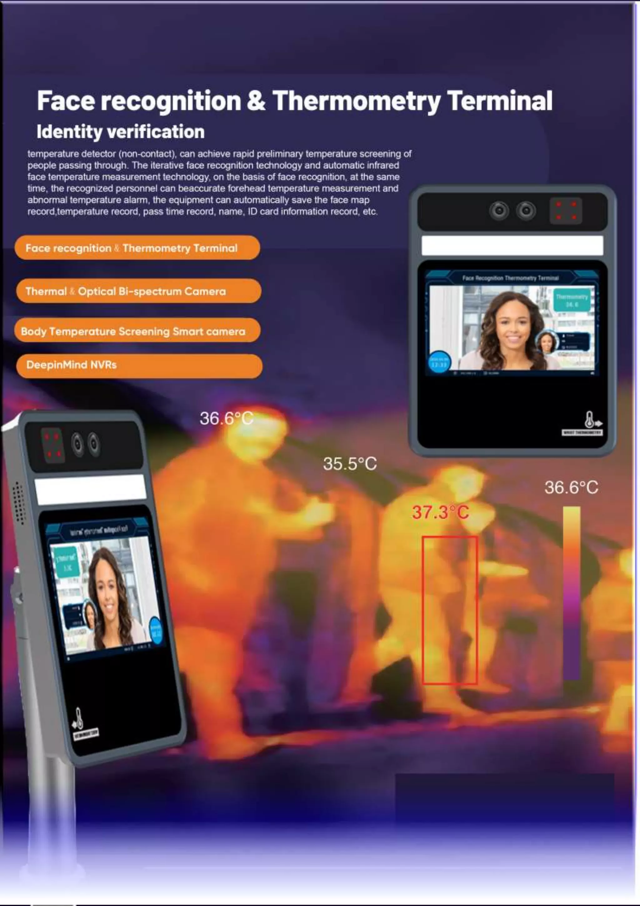 N net face recognition & thermometry terminal | PPTX