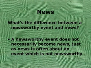 A Nose For News 1 | PPT