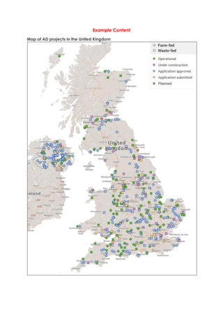 Anaerobic Digestion Deployment in the UK | PDF