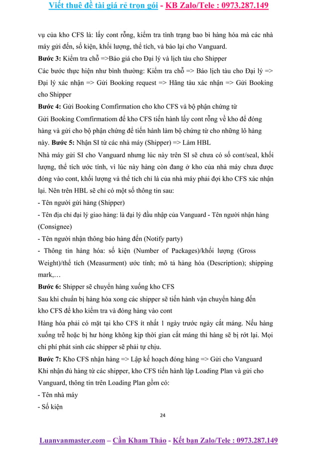 Nâng cao chất lượng dịch vụ xuất khẩu hàng lẻ bằng đường biển từ Hồ Chí Minh sang Hong Kong.doc