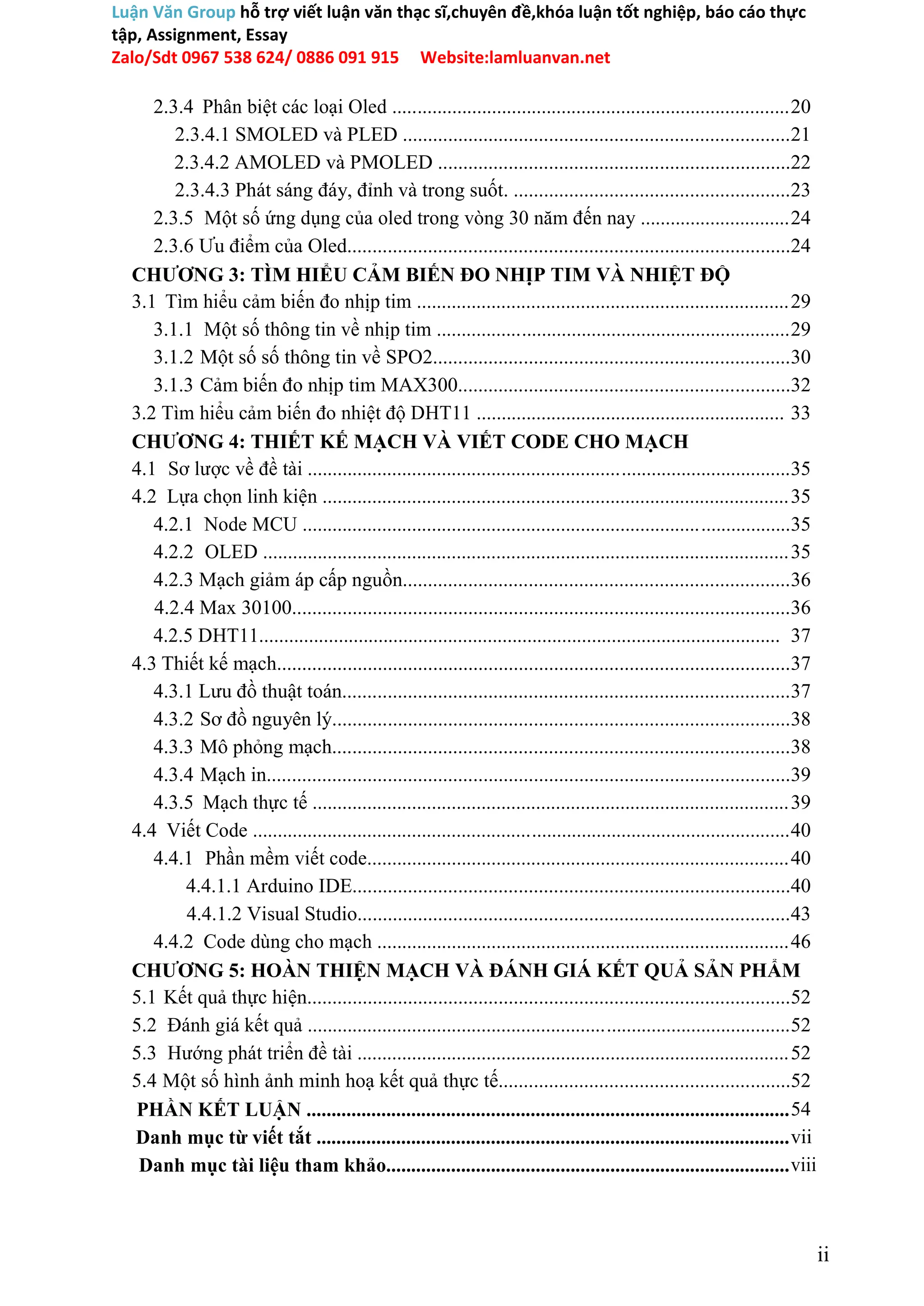 ĐỒ ÁN ỨNG DỤNG ARDUINO ĐỂ ĐO NHỊP TIM, SP02, NHIỆT ĐỘ CƠ THỂ- HIỂN THỊ ...