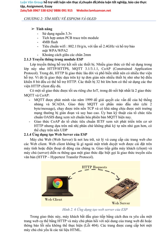 ĐỒ ÁN ỨNG DỤNG ARDUINO ĐỂ ĐO NHỊP TIM, SP02, NHIỆT ĐỘ CƠ THỂ- HIỂN THỊ TRÊN OLED TRUYỀN QUA ...