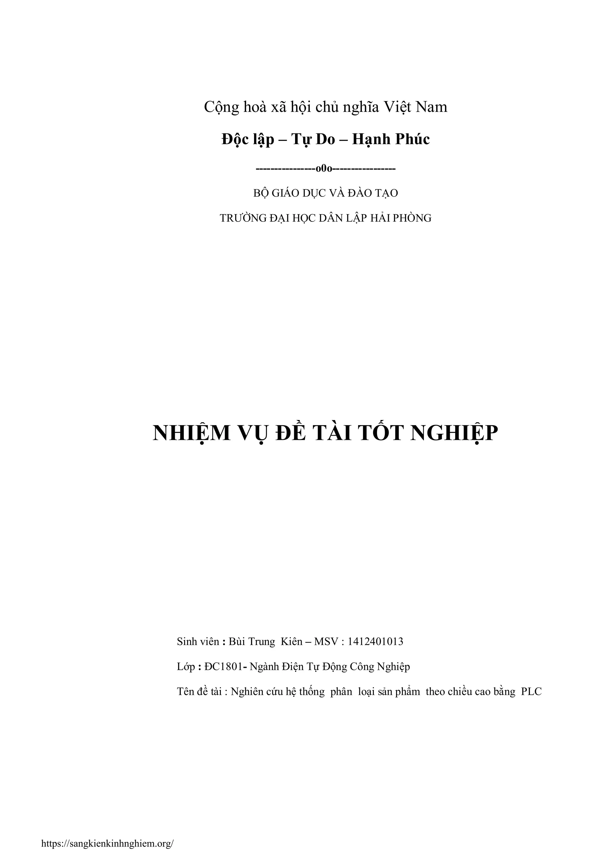 Đồ án Nghiên cứu hệ thống phân loại sản phẩm theo chiều cao bằng PLC | PDF