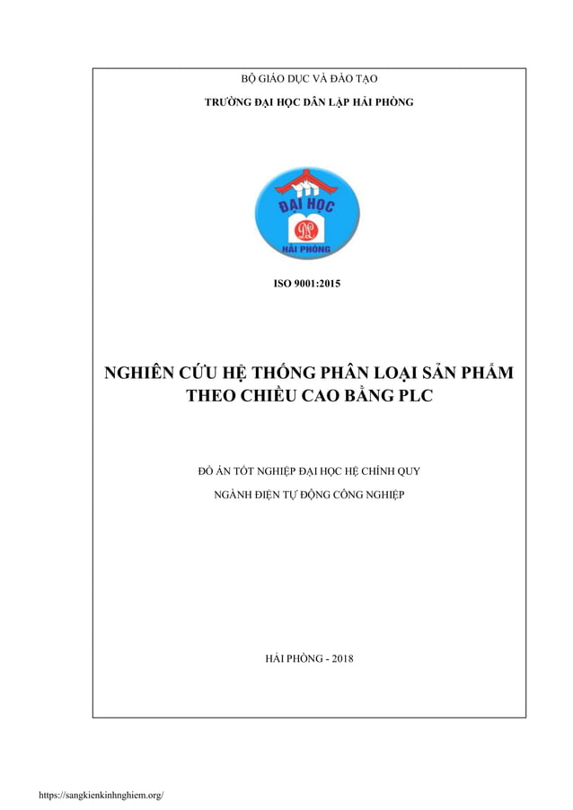 Đồ án Nghiên cứu hệ thống phân loại sản phẩm theo chiều cao bằng PLC | PDF