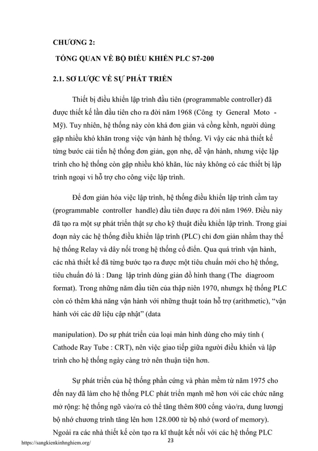 Đồ án Nghiên cứu hệ thống phân loại sản phẩm theo chiều cao bằng PLC | PDF