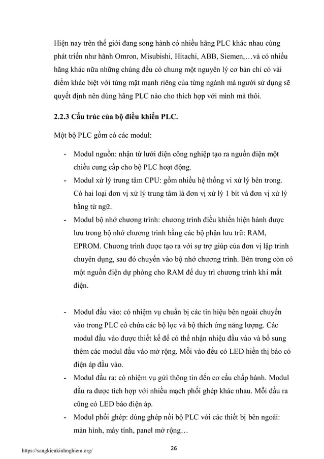 Đồ án Nghiên cứu hệ thống phân loại sản phẩm theo chiều cao bằng PLC | PDF