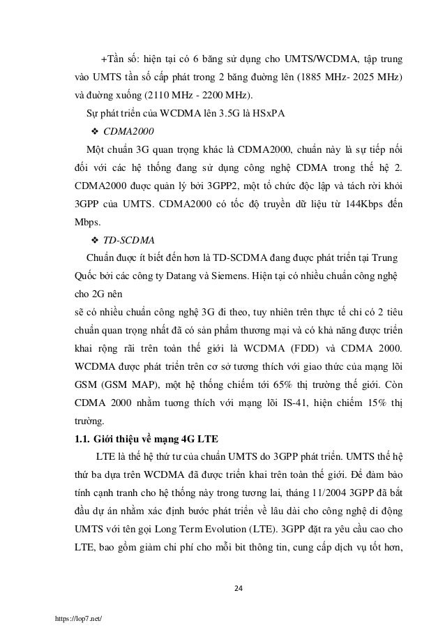 Đồ án Nghiên cứu hệ thống thông tin di động 4G LTE | PDF