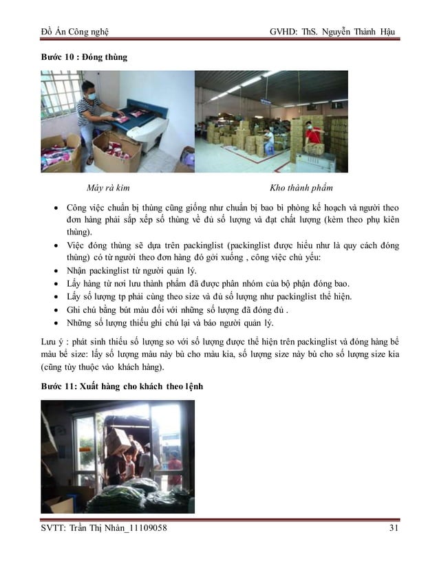 đồ áN ngành may tìm hiểu về quy trình ủi ép tại xí nghiệp may thuộc ...