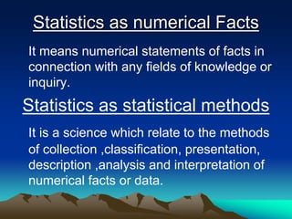 Introduction to Statistics | PPT