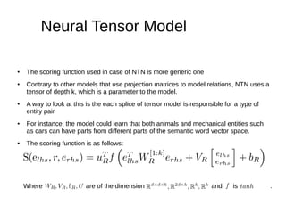 Neural Network in Knowledge Bases | PPT | Free Download