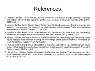 Neural Network in Knowledge Bases | PPT | Free Download