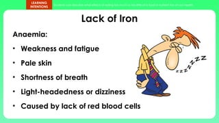 NN - Nutrient Excess & Deficiencies Nutritional Needs of others | PPTX