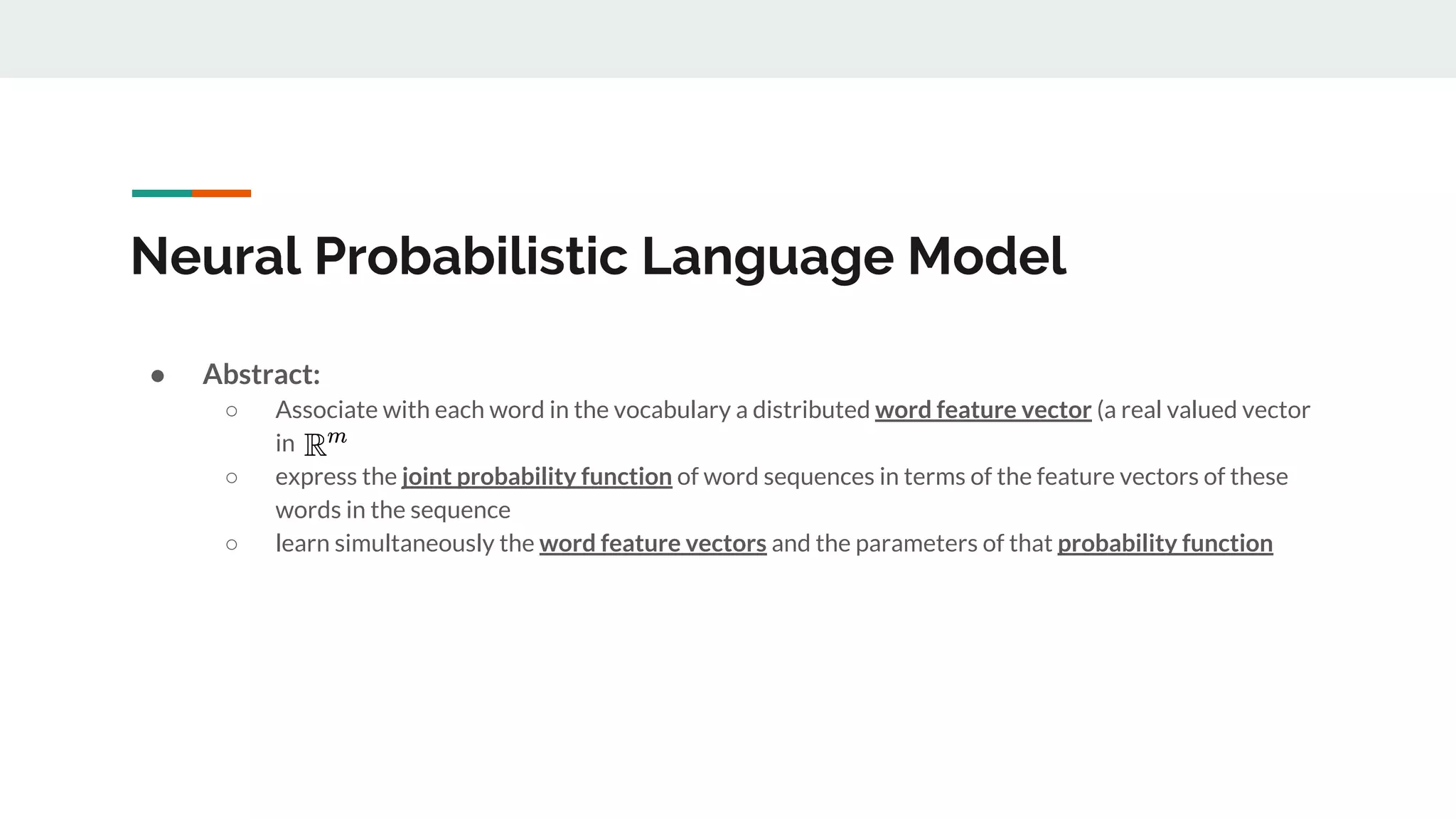 A Neural Probabilistic Language Model_v2 | PPT