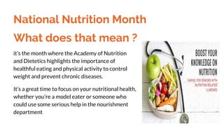 National Nutrition Month | PDF