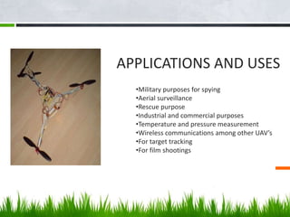 Tricopter -design and its fabrication | PPTX