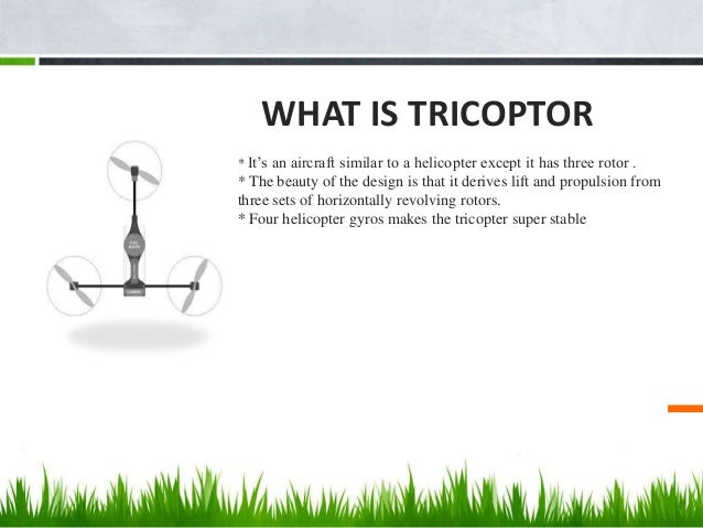 Tricopter -design and its fabrication