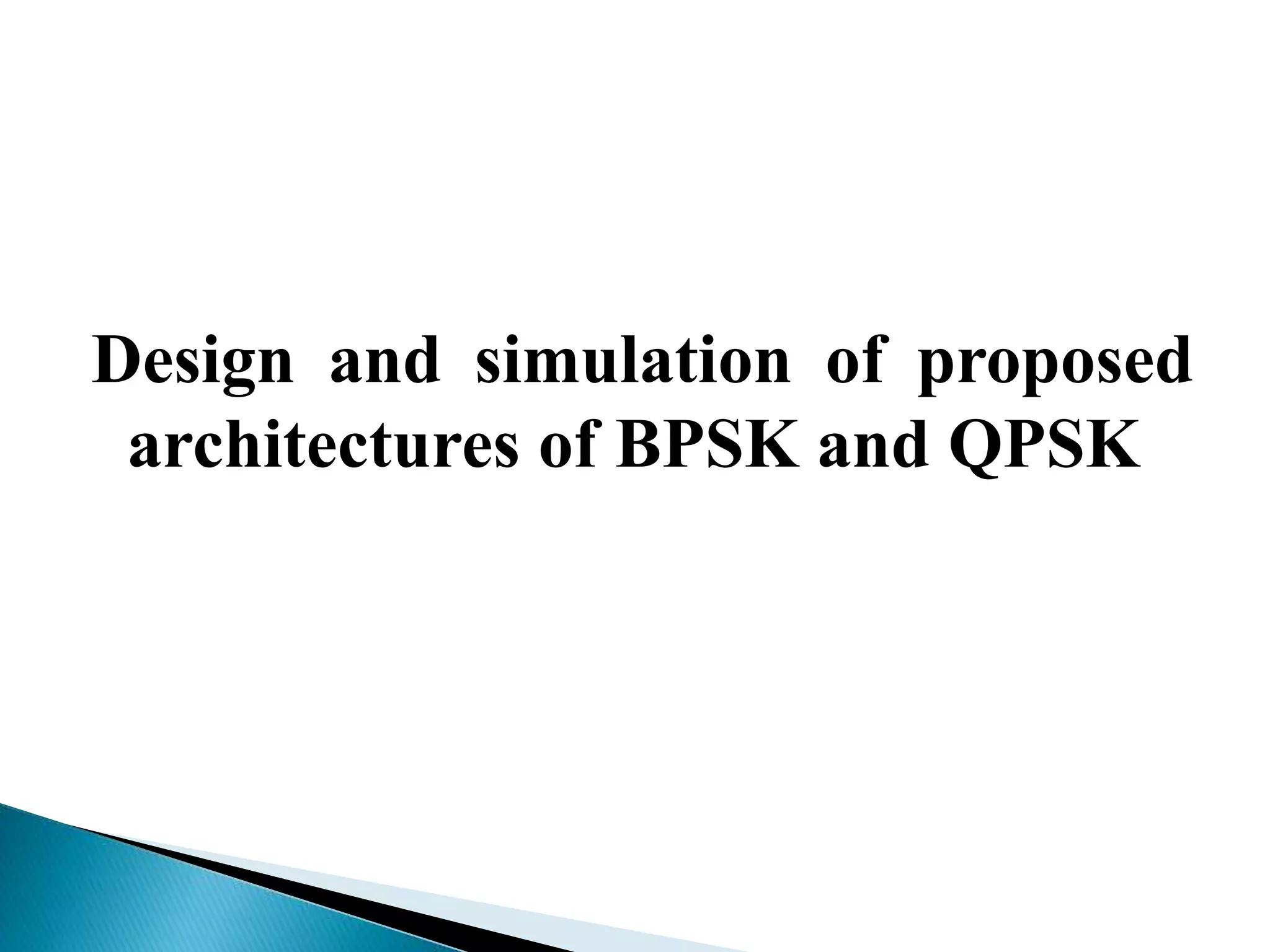 Design And Simulation Of Modulation Schemes Used For Fpga Based Software Defined Radio Ppt