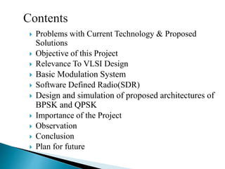 Design And Simulation of Modulation Schemes used for FPGA Based ...