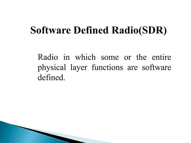 Design And Simulation Of Modulation Schemes Used For Fpga Based Software Defined Radio Ppt