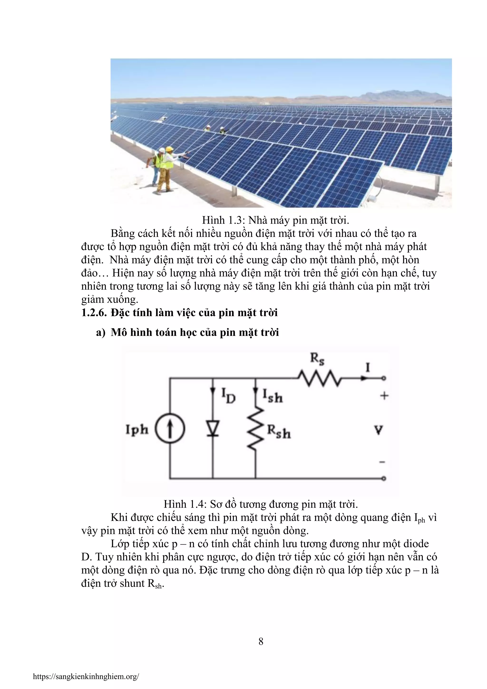 Đồ án Năng lượng mặt trời đi sâu tìm hiểu thuật toán P&O bám điểm công ...