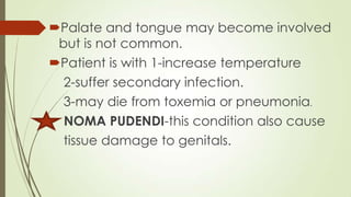 Noma (bacterial infections of oral cavity) | PPTX