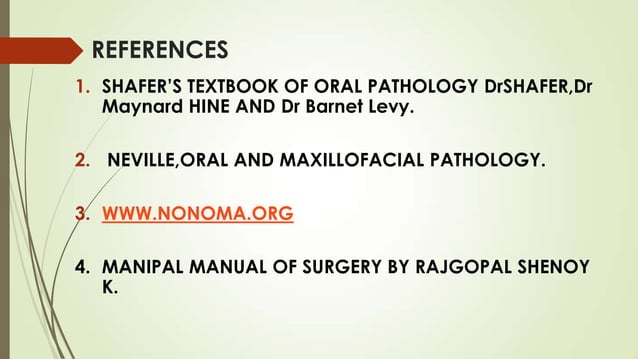 Noma (bacterial infections of oral cavity) | PPTX